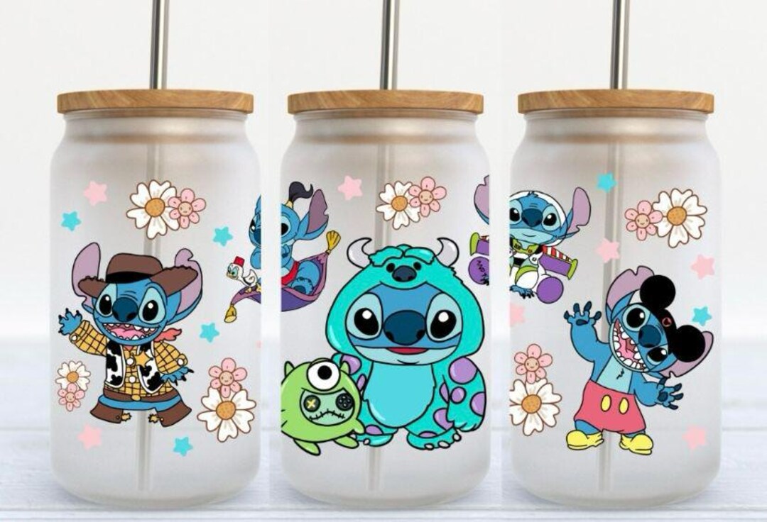 Stitch Disguise Being Silly UV DTF - Etsy