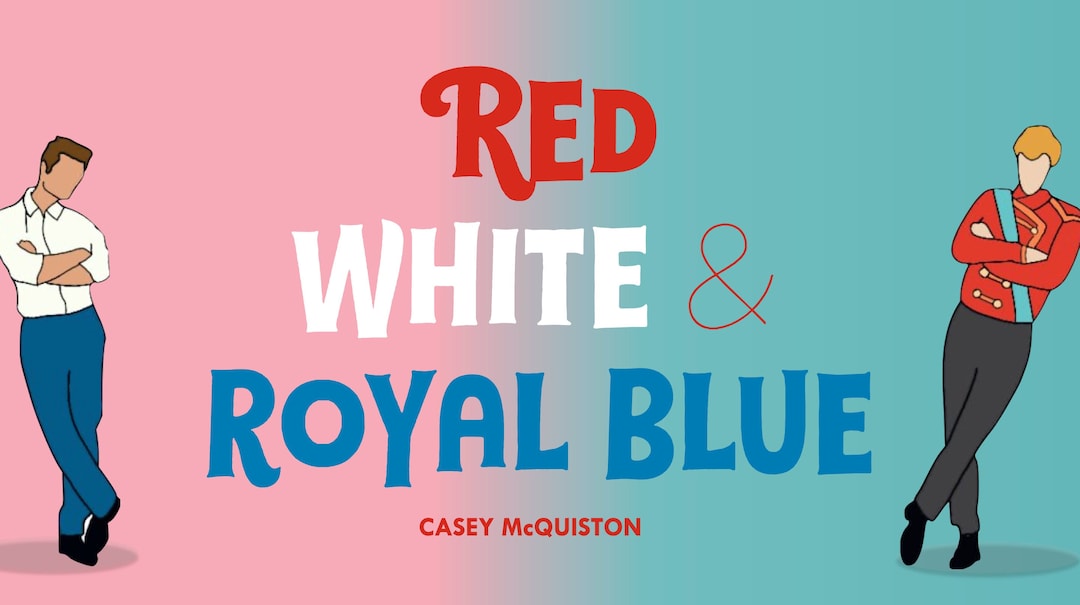 Book "red, White and Royal Blue" Powerpoint Template/ School ...