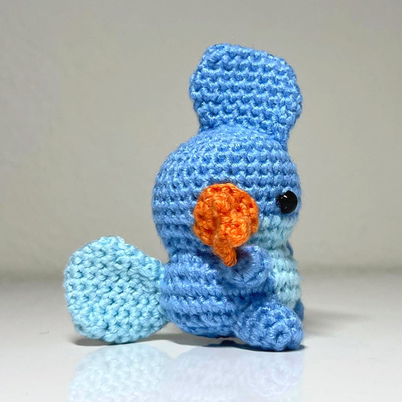Mudkip Pokemon Chibi Amigurumi Crochet Pattern - Etsy
