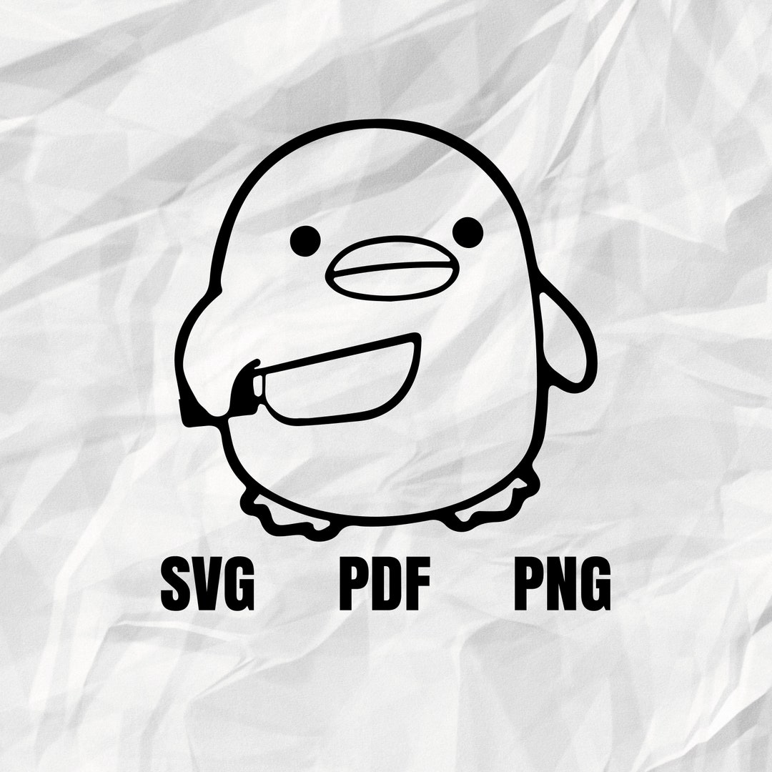 Killer Duck Svg, Duck Svg, Blade Svg, Killer Duck Png, Duck Png, Killer ...