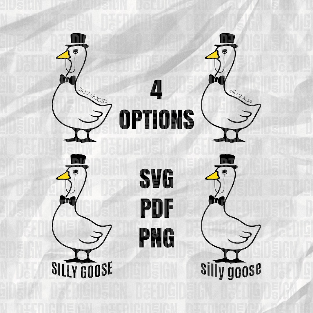 Silly Goose Svg, Goose Bundle Svg, Funny Goose Svg, Silly Goose Funny ...