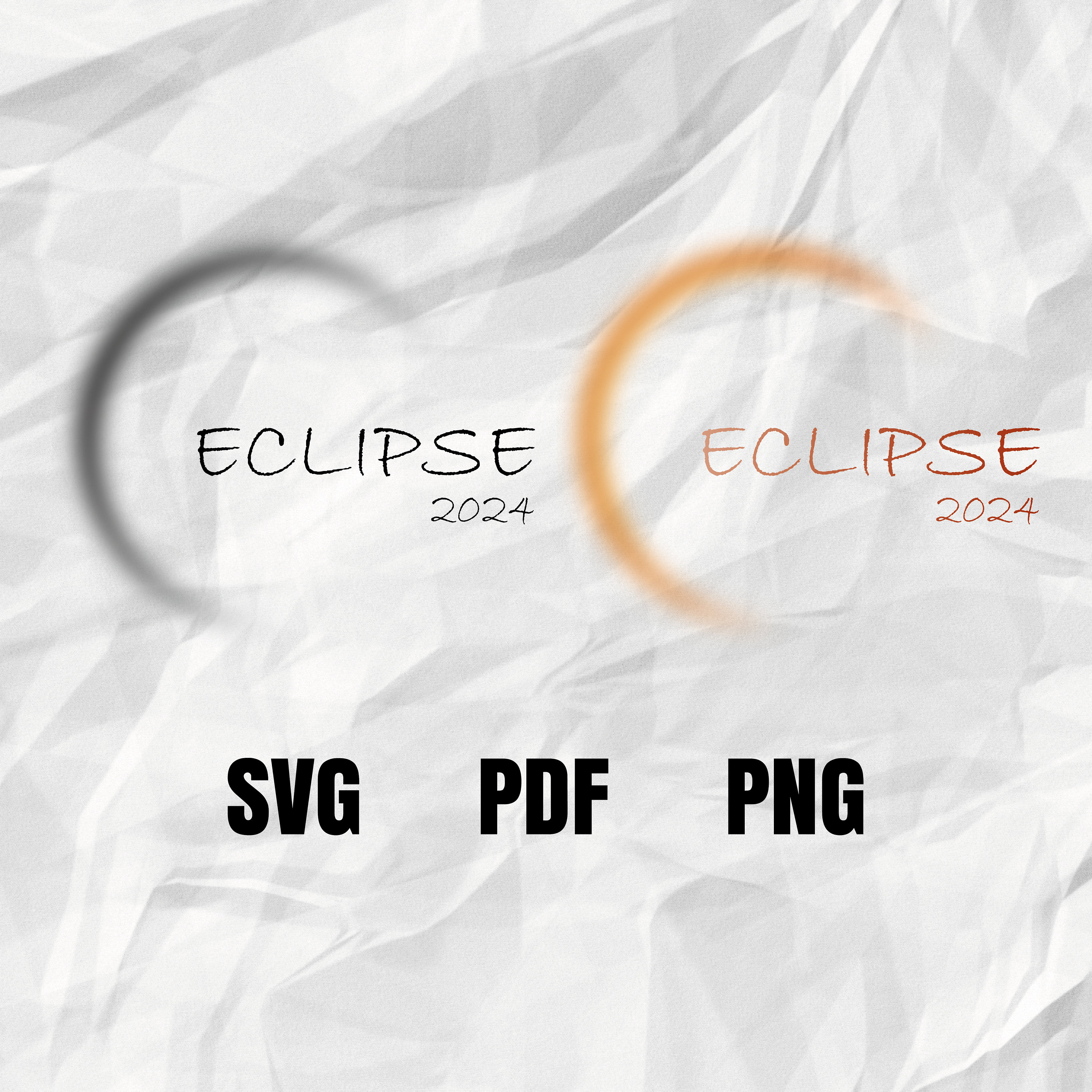 2024 Total Solar Eclipse April 8 Svg Png, Sun Moon Totality 2024 ...