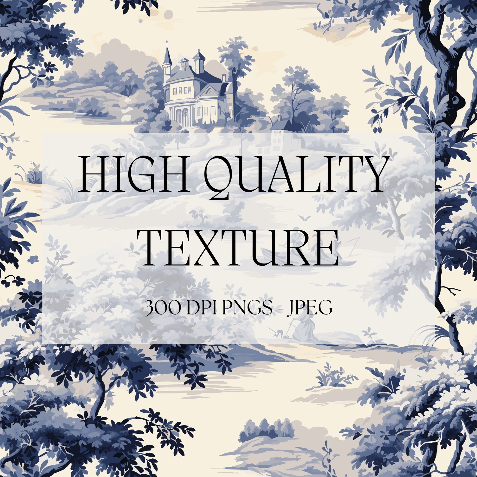 Elegant Toile Seamless Textures for Digital Design - Commercial Use ...