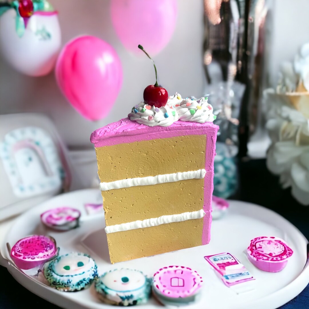 Fake Cake Slice/ Faux Cake Slice/ Cake Dummy/ Dummy Cake Slice - Etsy