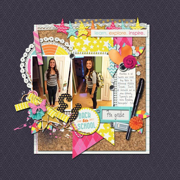 School Rules Digital Scrapbooking Kit - Etsy