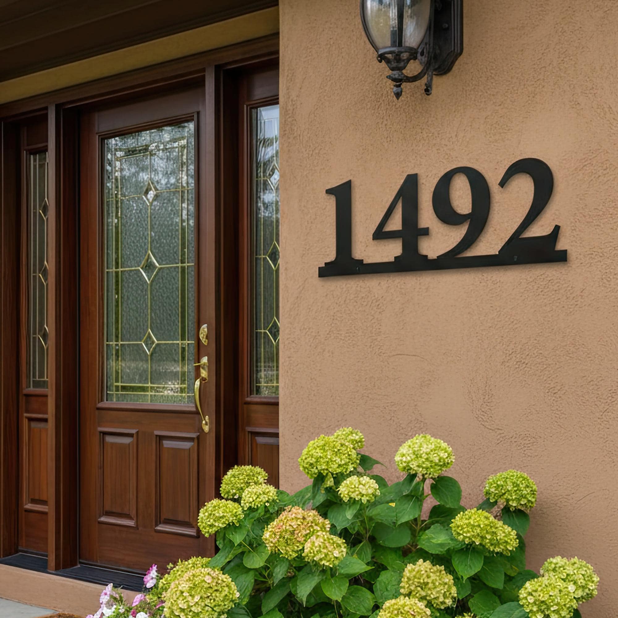 Custom Metal House Numbers Sign – Modern Outdoor Address Plaque for ...