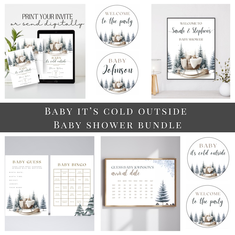Baby Its Cold Outside Baby Shower - Etsy