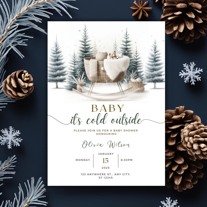 Baby Its Cold Outside Baby Shower - Etsy