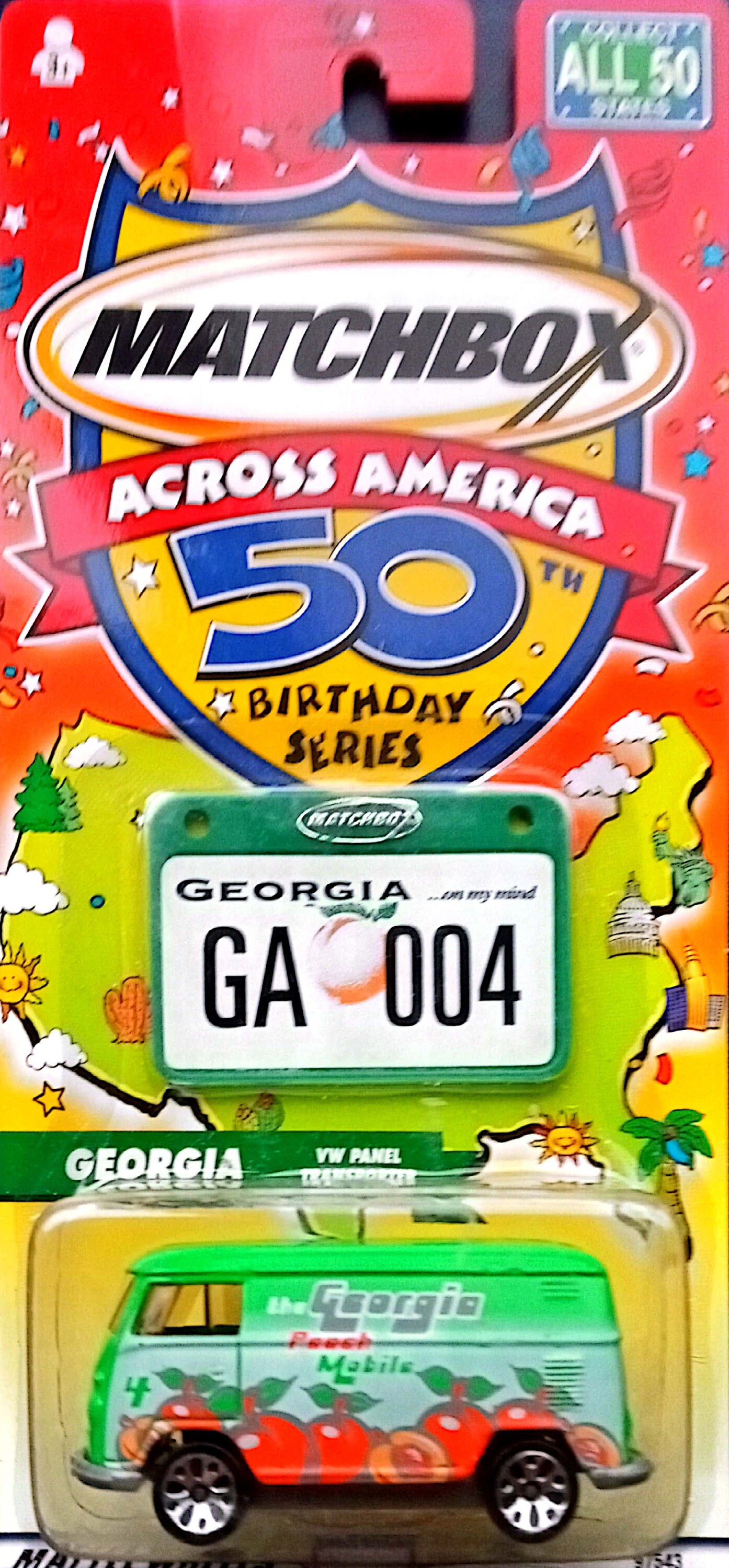 Matchbox Across America 50th Birthday Series Vw Panel Transporter - Etsy