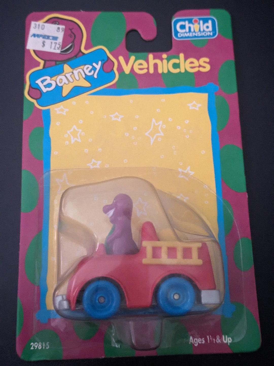 Barney and Friends Barney Fire Engine Truck - Etsy Canada
