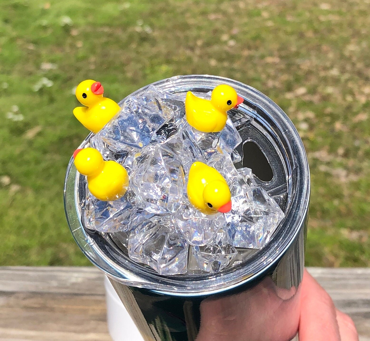 Rubber Duck in Bubbles Sublimated Tumbler With Optional 3D Topper - Etsy