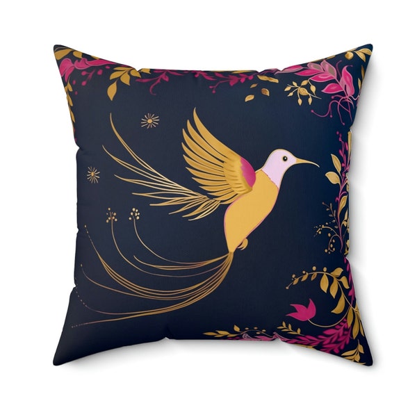 Hummingbird Pillow - Etsy