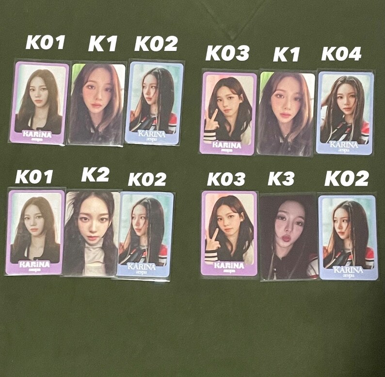 Official: Aespa Come to My Illusion Trading Cards Karina Giselle Winter ...