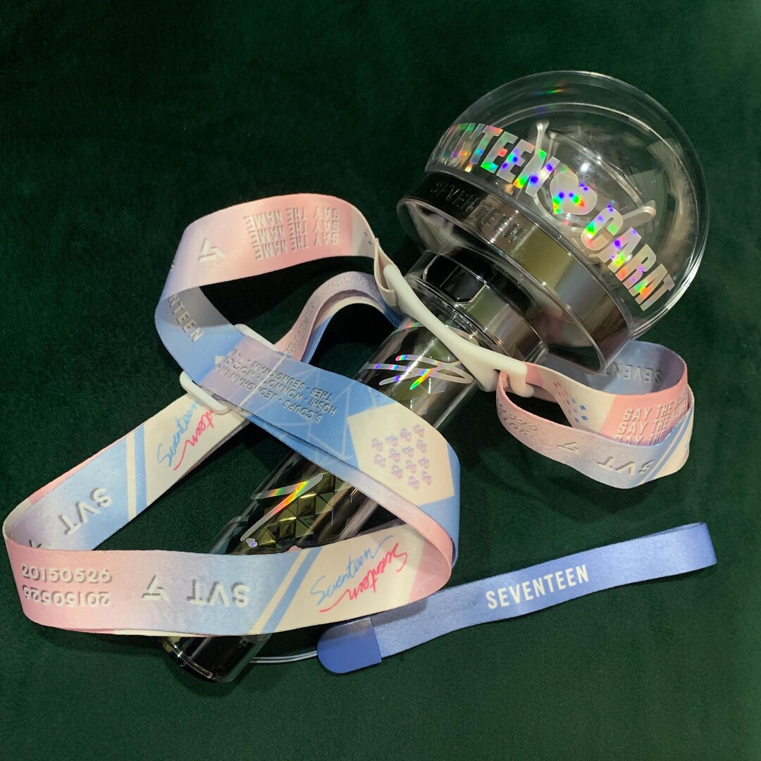 SEVENTEEN Caratbong Lightstick Strap Concert Holder/ Lightstick Lanyard ...