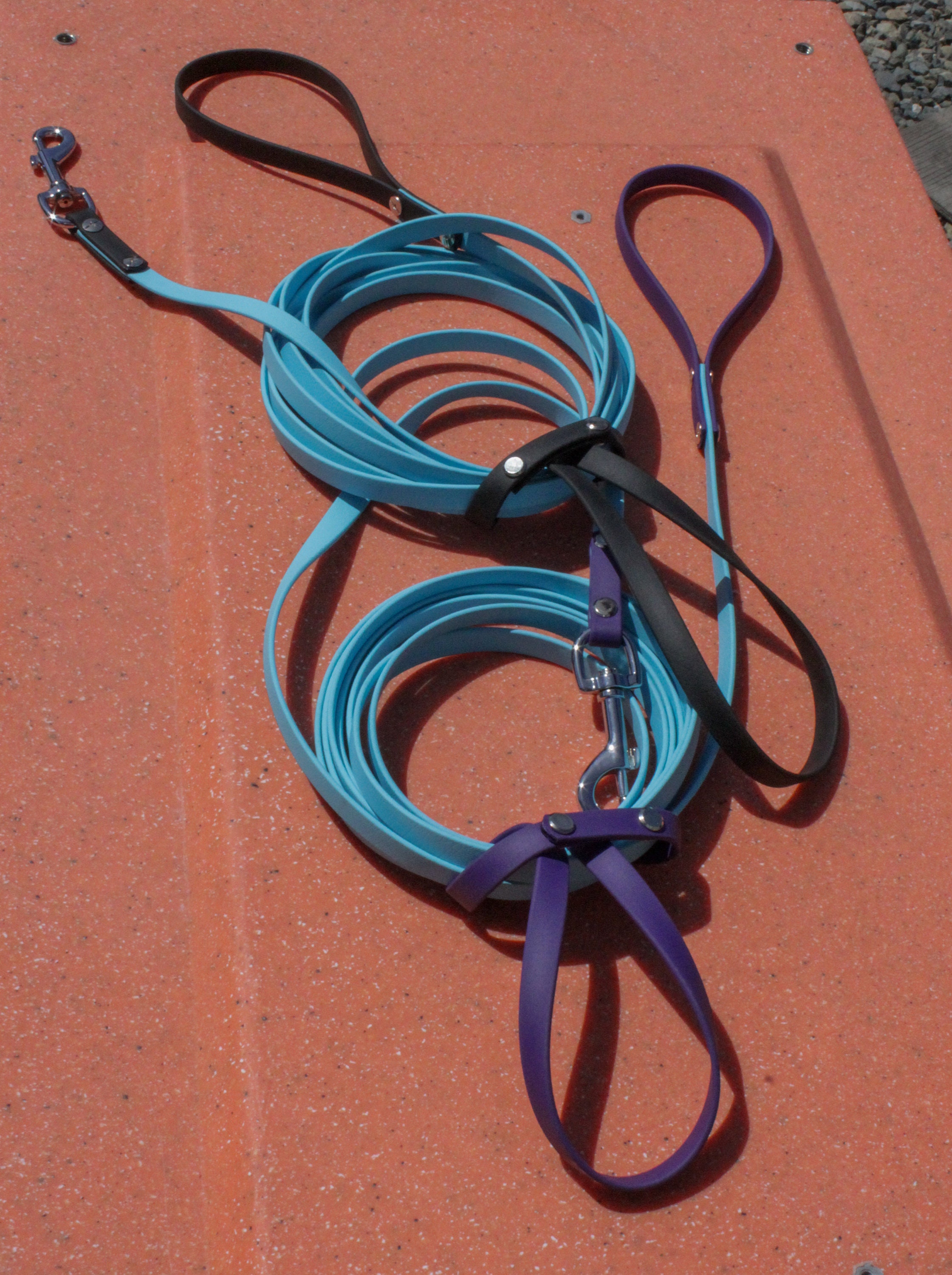 1/2'' Biothane Longline 2 Colors, Customizable, Waterproof, Washable ...