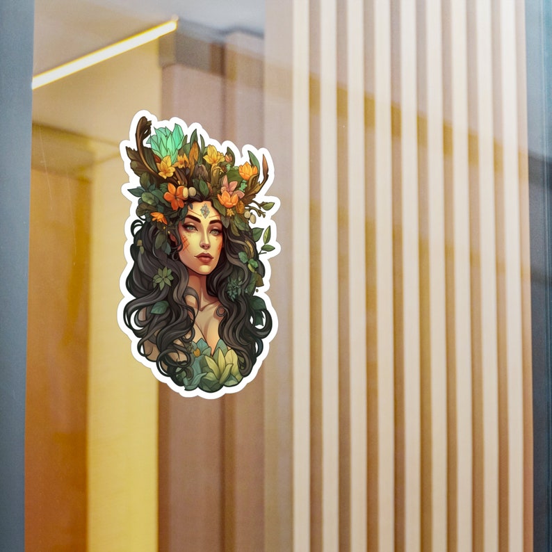 Mythical Nature Sticker Goddess Women Kiss-cut Vinyl Decals - Etsy