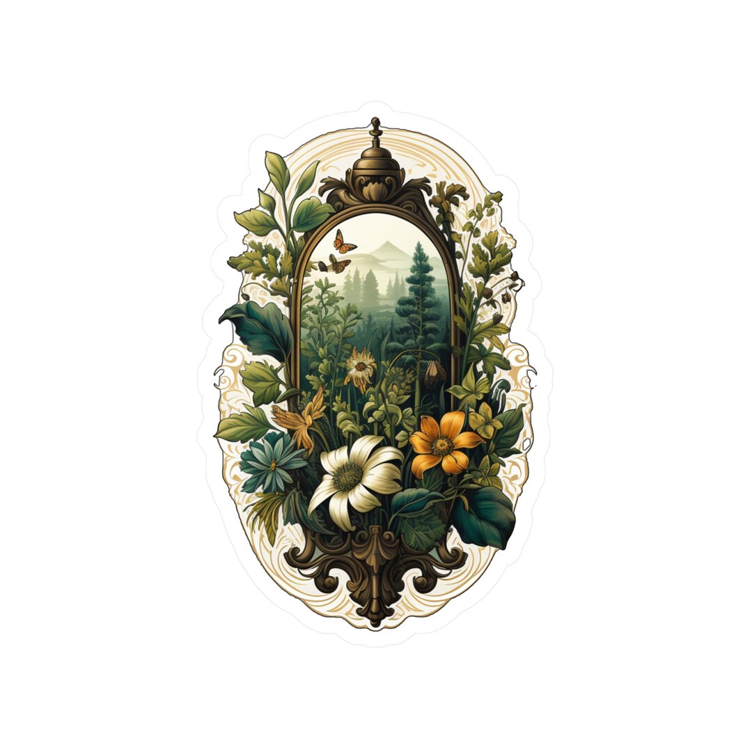 Mythical Nature Sticker Cottagecore Kiss-cut Vinyl Decals - Etsy