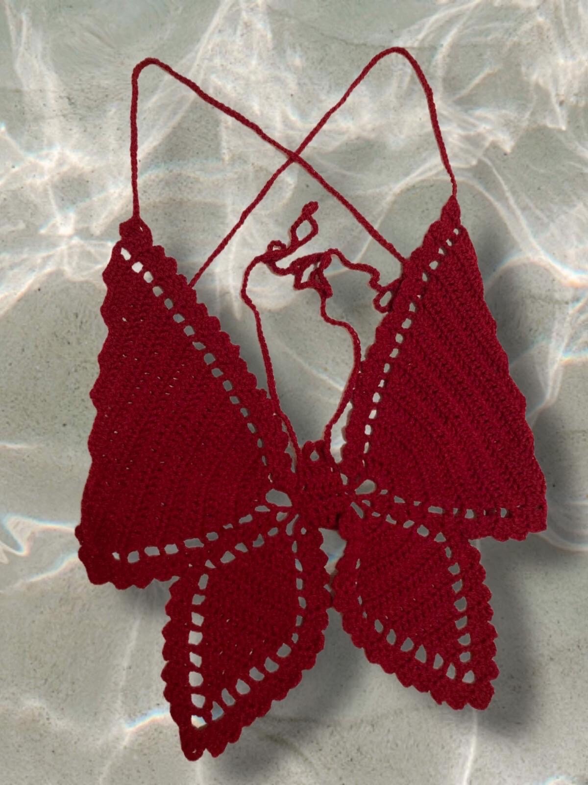 Crochet Butterfly Top - Crochet Top - Butterfly - Etsy