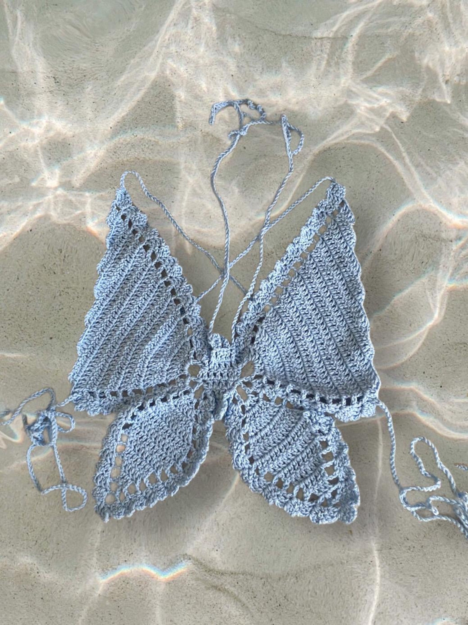 Crochet Butterfly Top - Crochet Top - Boho - Festival Top - Beach Top ...