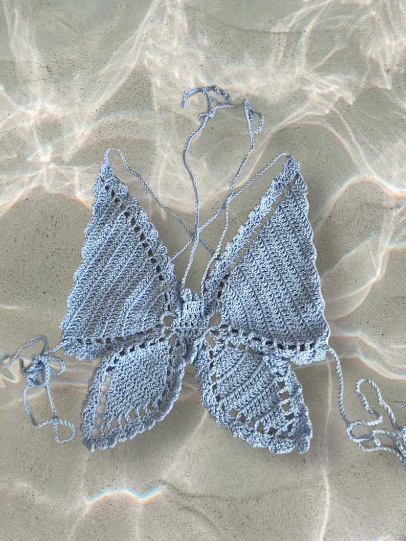 Crochet Butterfly Top - Crochet Top - Boho - Festival Top - Beach Top ...