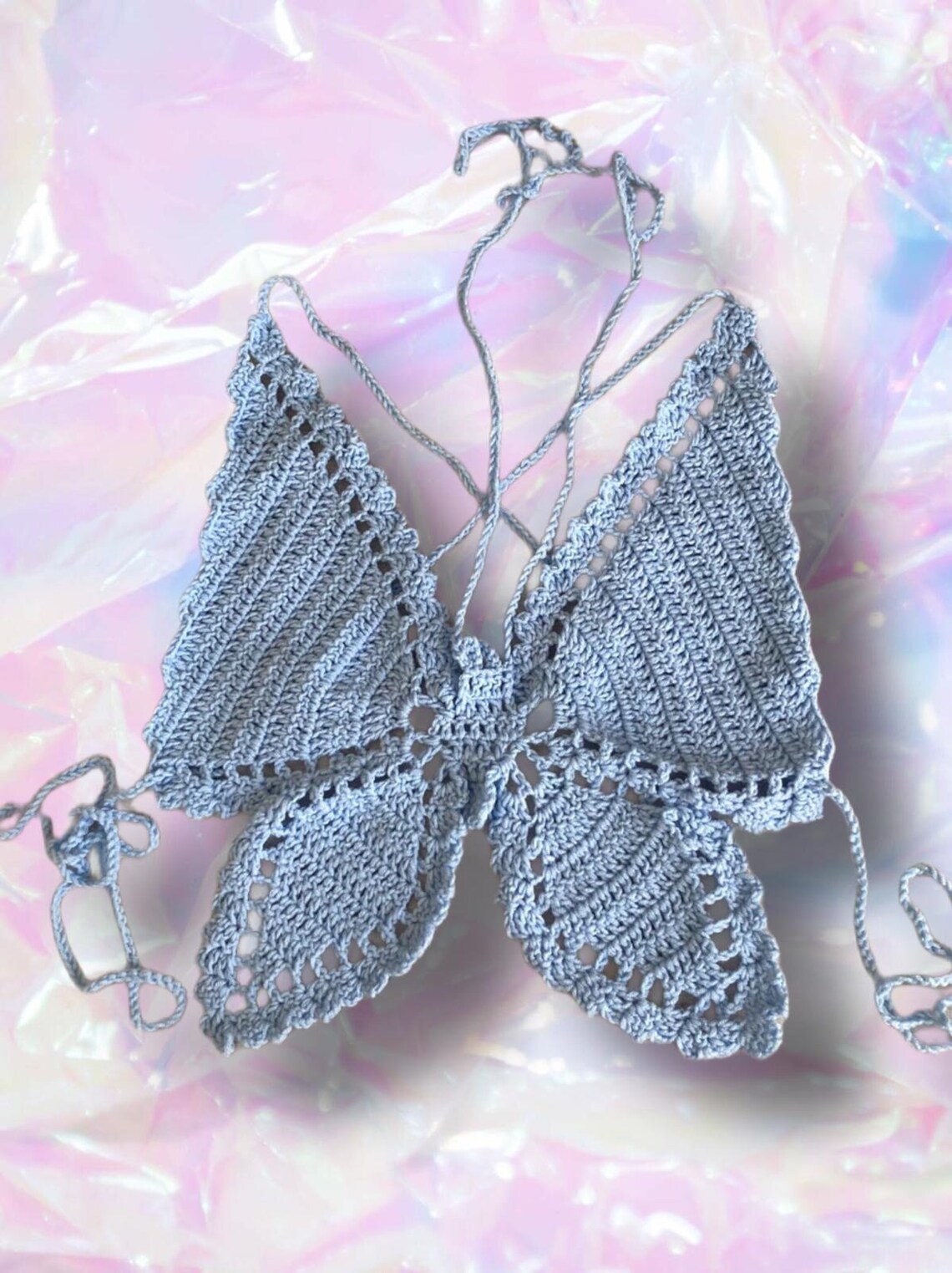Crochet Butterfly Top - Crochet Top - Boho - Festival Top - Beach Top ...