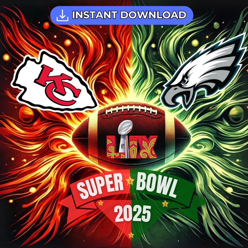 Superbowl 2025 Clipart - Etsy