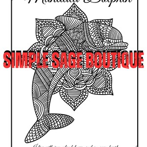 Mandala Animal Coloring Book for Adults 50 Stress Relief Designs ...