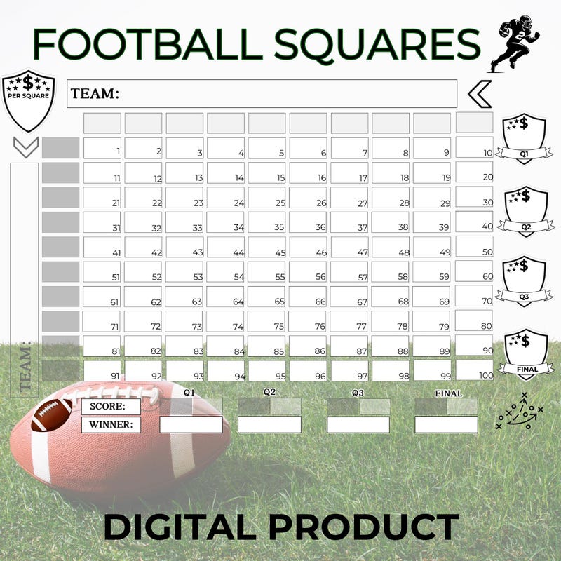 Football Quarterback Touchdown Toss Game - Etsy