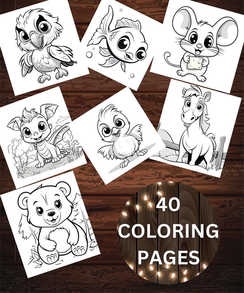 Animal Comic Coloring Pages for Kids,laughter and Coloring,beautiful ...