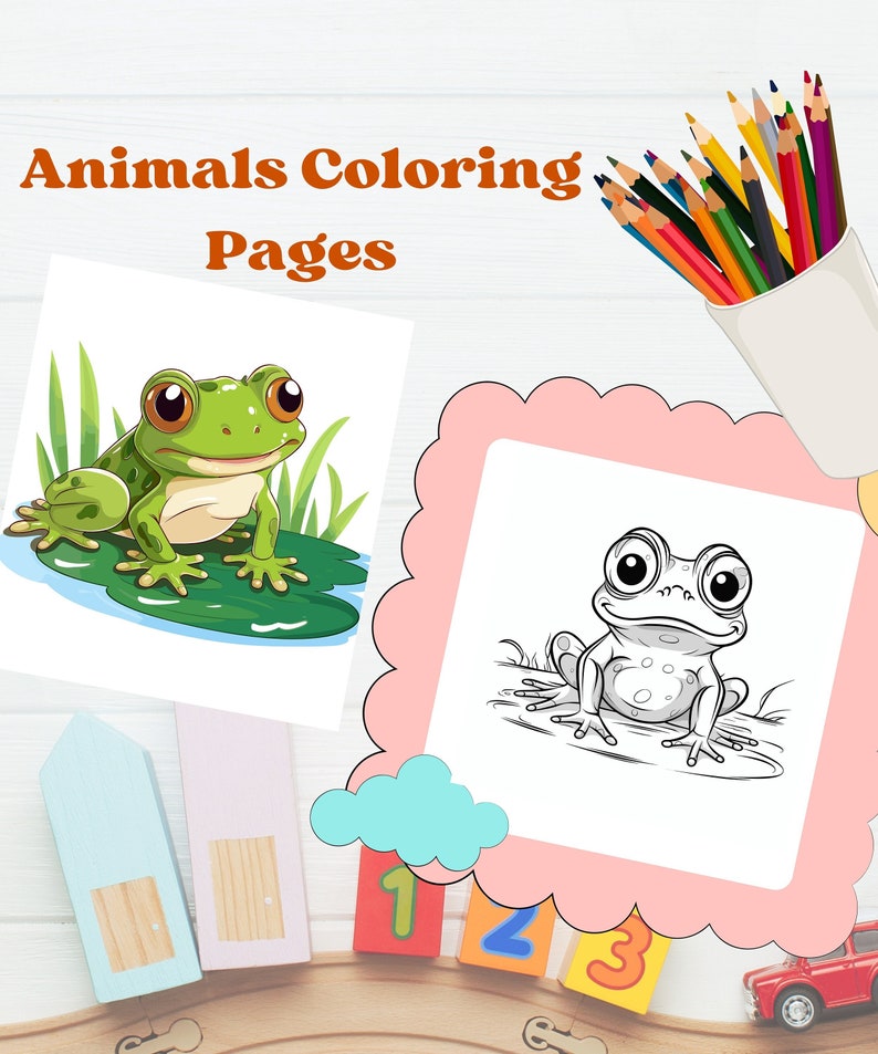 Animal Comic Coloring Pages for Kids,laughter and Coloring,beautiful ...