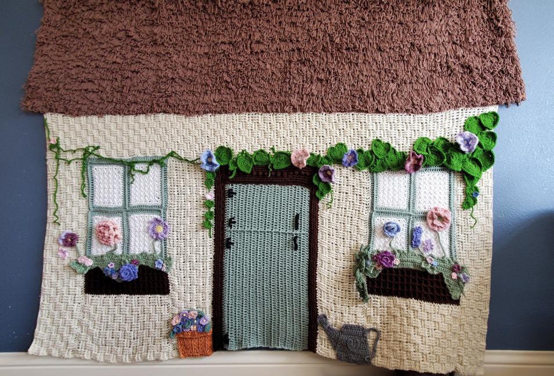 Cosy Cottage Blanket PDF Crochet Pattern Only Written in English Using ...