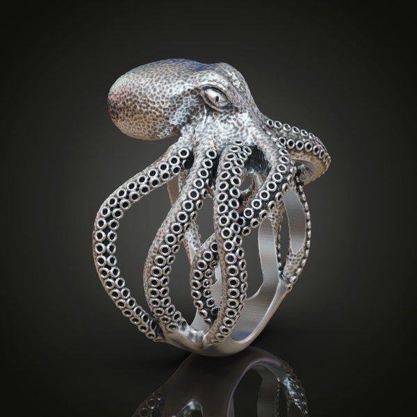 Buy Octopus Ring - Etsy
