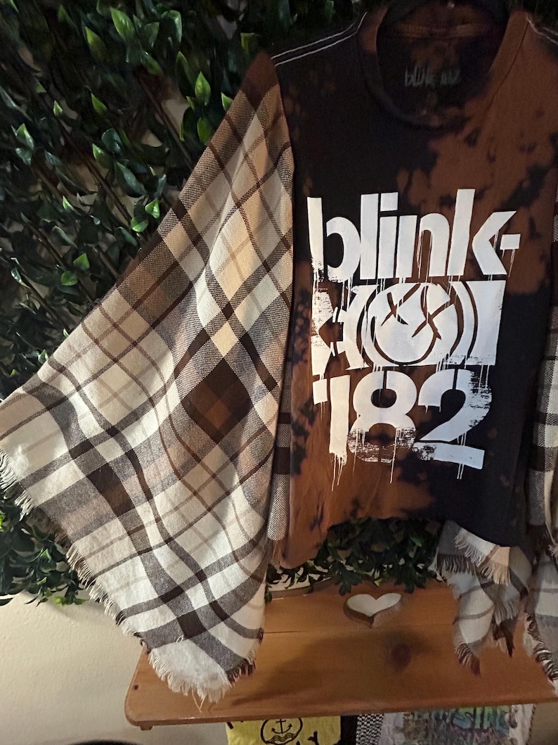 Classic Rock UPCYCLED CUSTOM MADE Band Music T Shirt Poncho, Made to ...