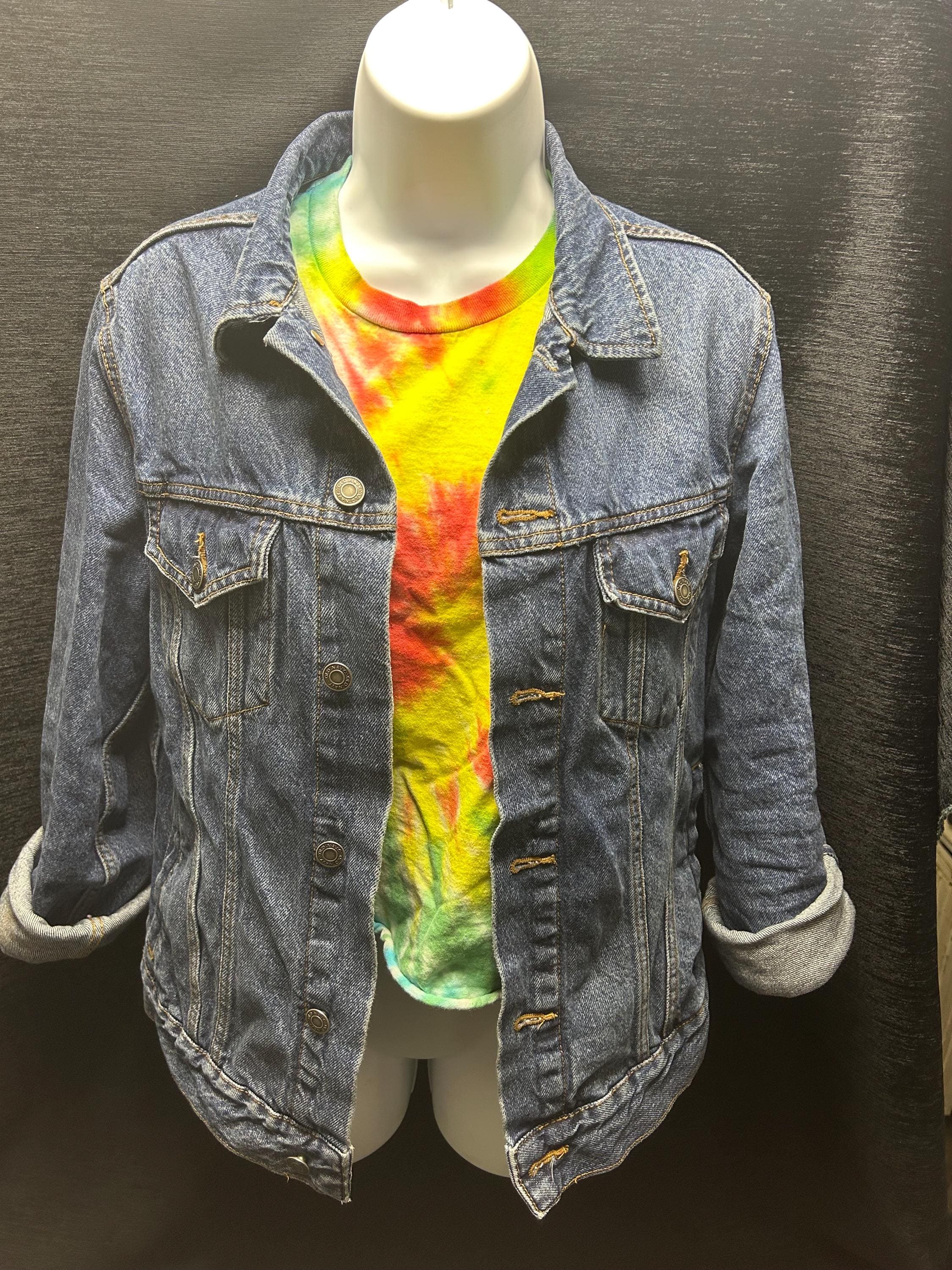 UPCYCLED One of a Kind, Sublime, Ramones, Nirvana Music Denim Jacket - Etsy