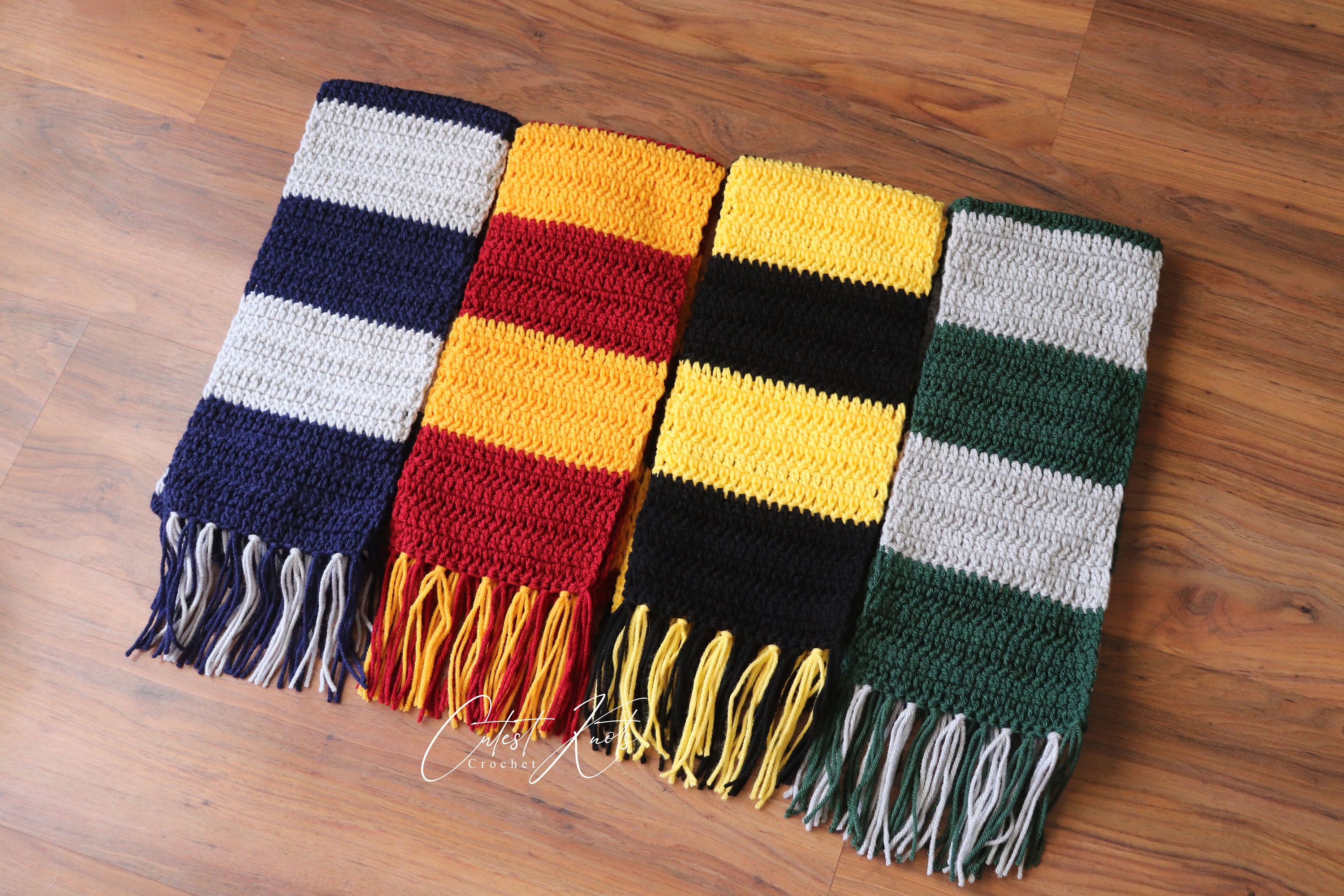 Crochet Blocks of Color Scarf 2 Colors Scarf Various Color Options - Etsy