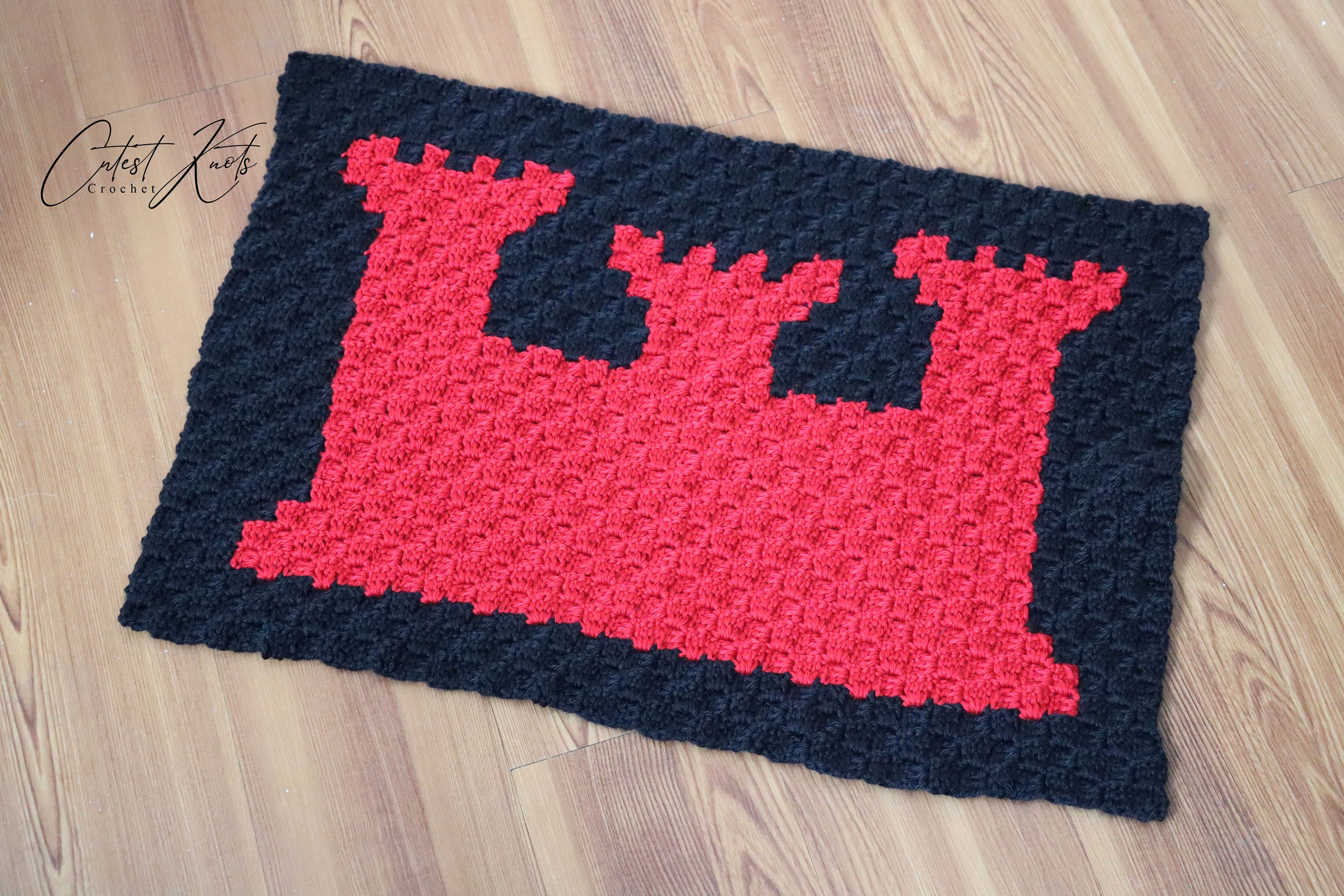 Engineer Castle Crochet Photo Prop Blanket - Etsy