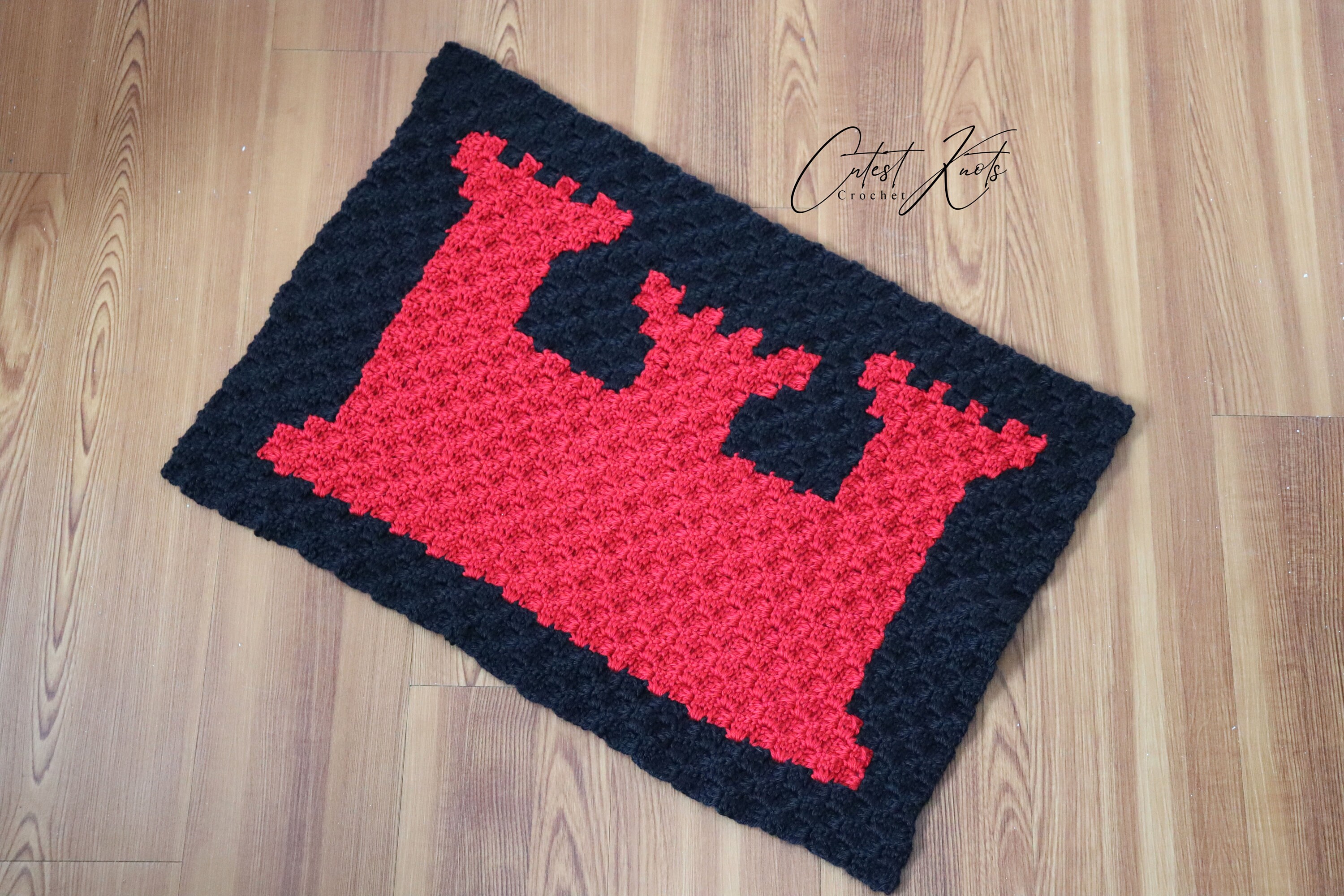 Engineer Castle Crochet Photo Prop Blanket - Etsy