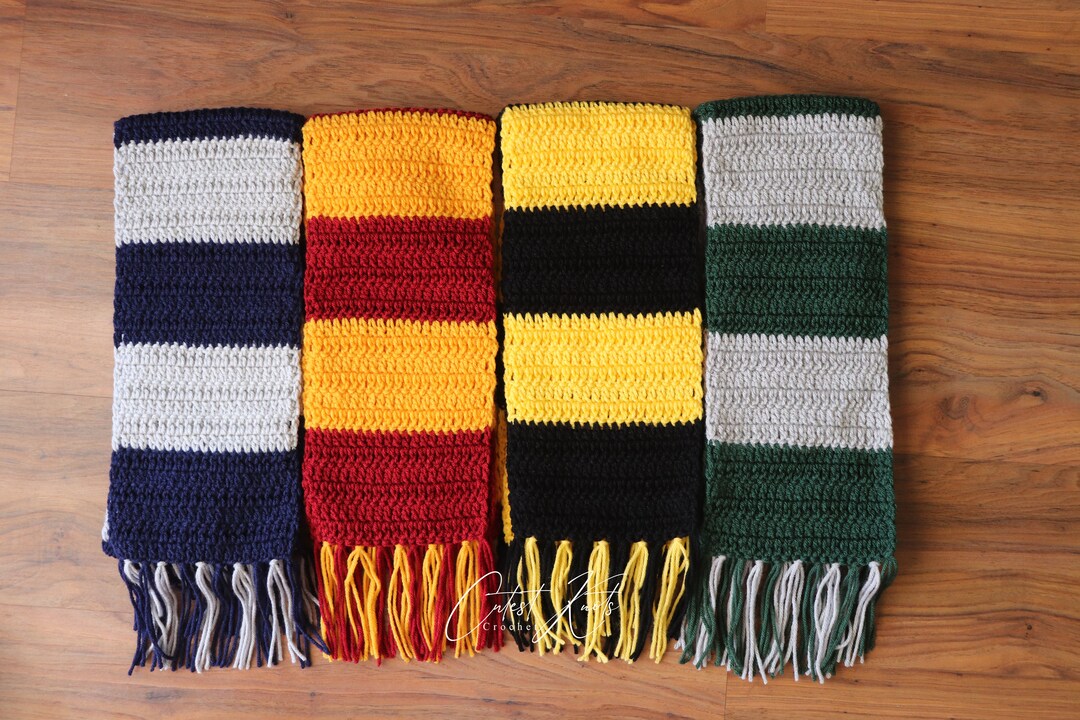 Crochet Blocks of Color Scarf 2 Colors Scarf Various Color Options - Etsy