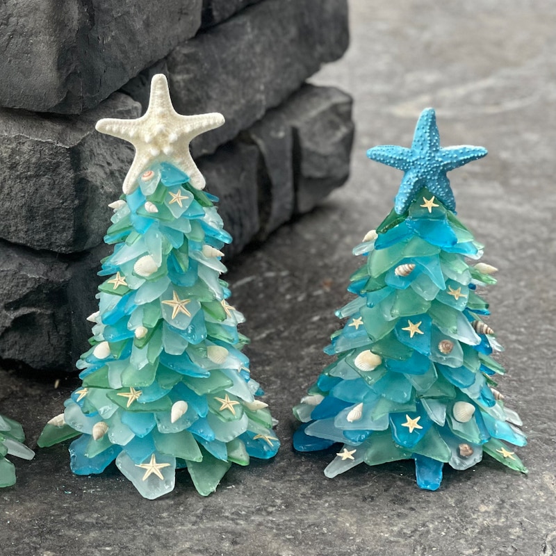 Dark Blue Beach Glass - Etsy