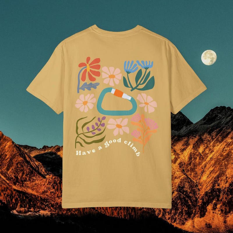 Climbing T Shirt - Etsy