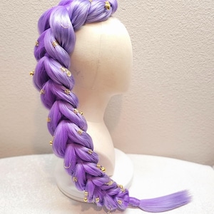 Rumi Inspired Dutch(dragon) Braid Ponytail, Kpop Demon Hunters Cosplay ...