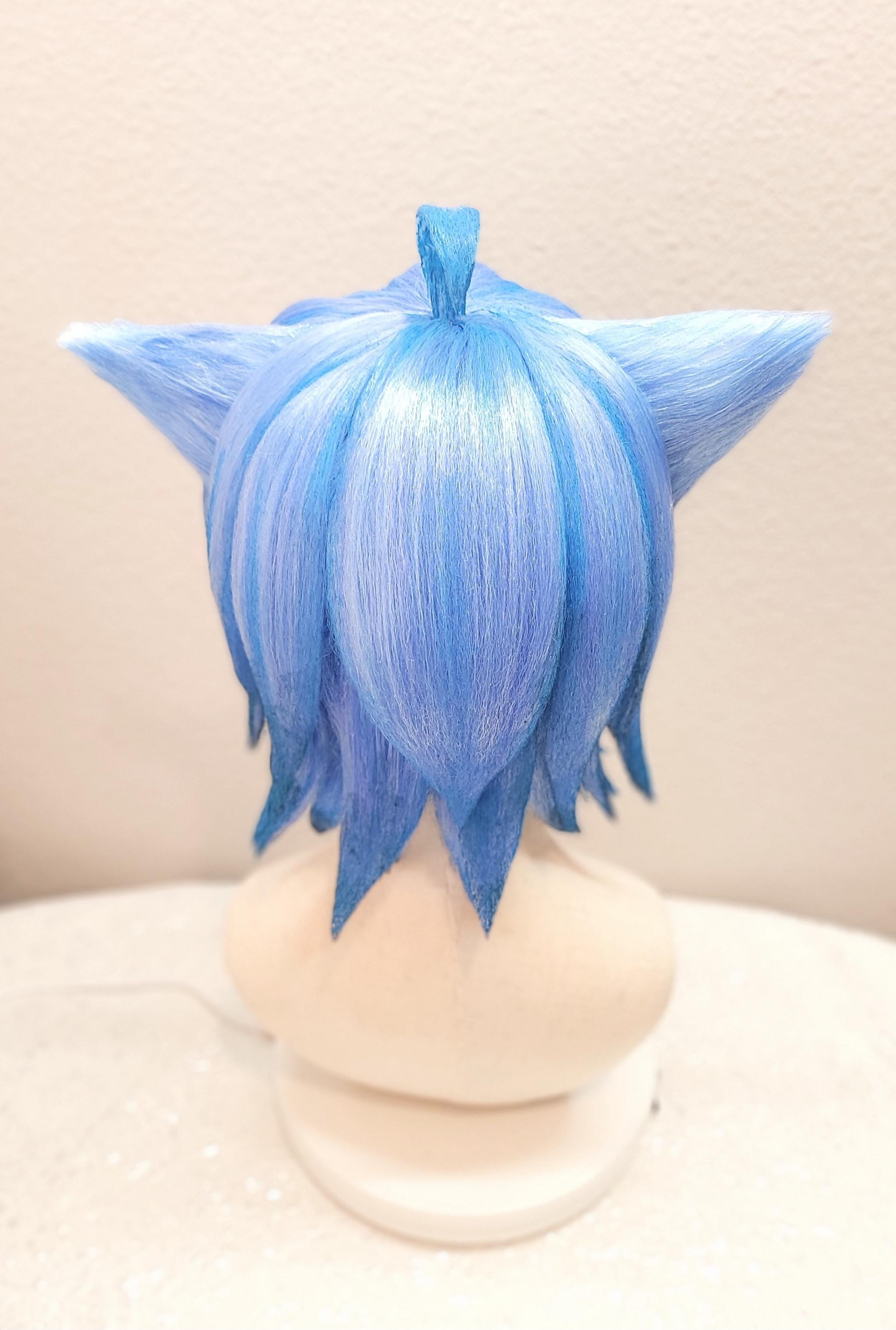 Vrchat Rusk Model Inspired Cosplay Wig, Vrchat Avatars - Etsy