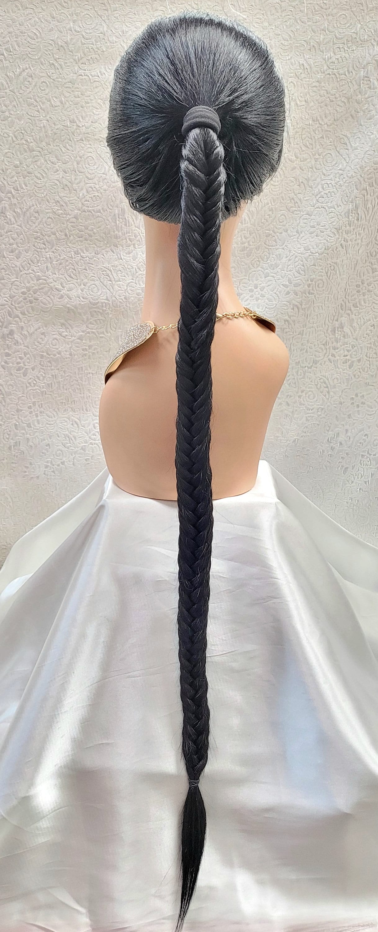 Ivy Fish Braid Synthetic Custom Wig Pre-styled Synthetic - Etsy