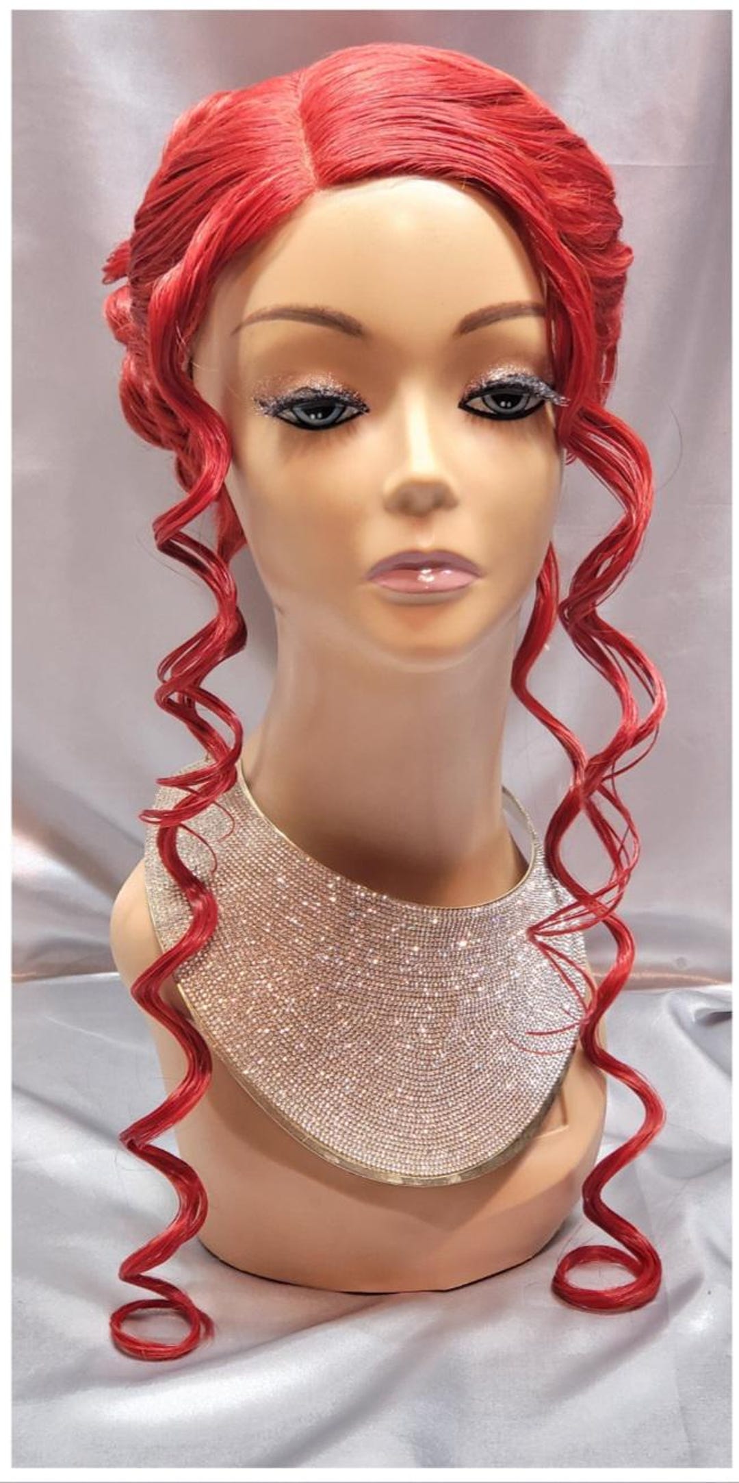 Zelda, Side Braid Updo Wig, Lace Front, Custom Synthetic Hair - Etsy