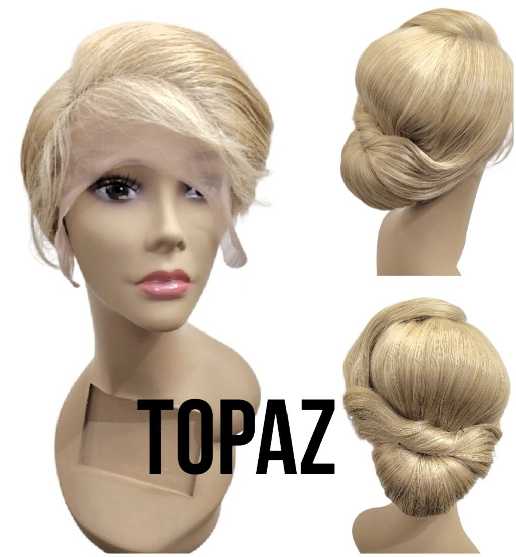 Topaz Inverted Bottom Knot Updo Lace Front Wig Synthetic - Etsy