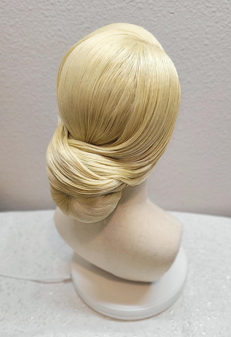 Gigi, Updo Wig With Side Braid, Lace Front, Custom Styled - Etsy