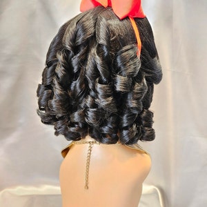 Snow White Inspired Wig, Short Curly Bob, Classic Princess - Etsy