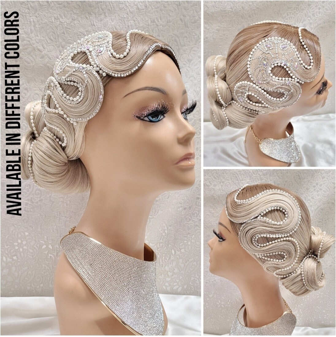 Valencia-party Wig, Ballroom Dance Wig, Sports Dance Wig - Etsy