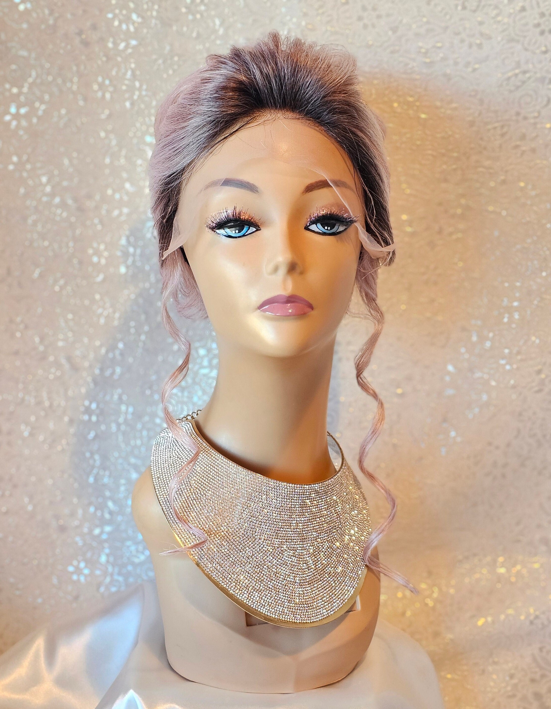 Belinda, Classy Bun Updo Lace Front Wig, Custom Wig, Prom, Church Wig ...