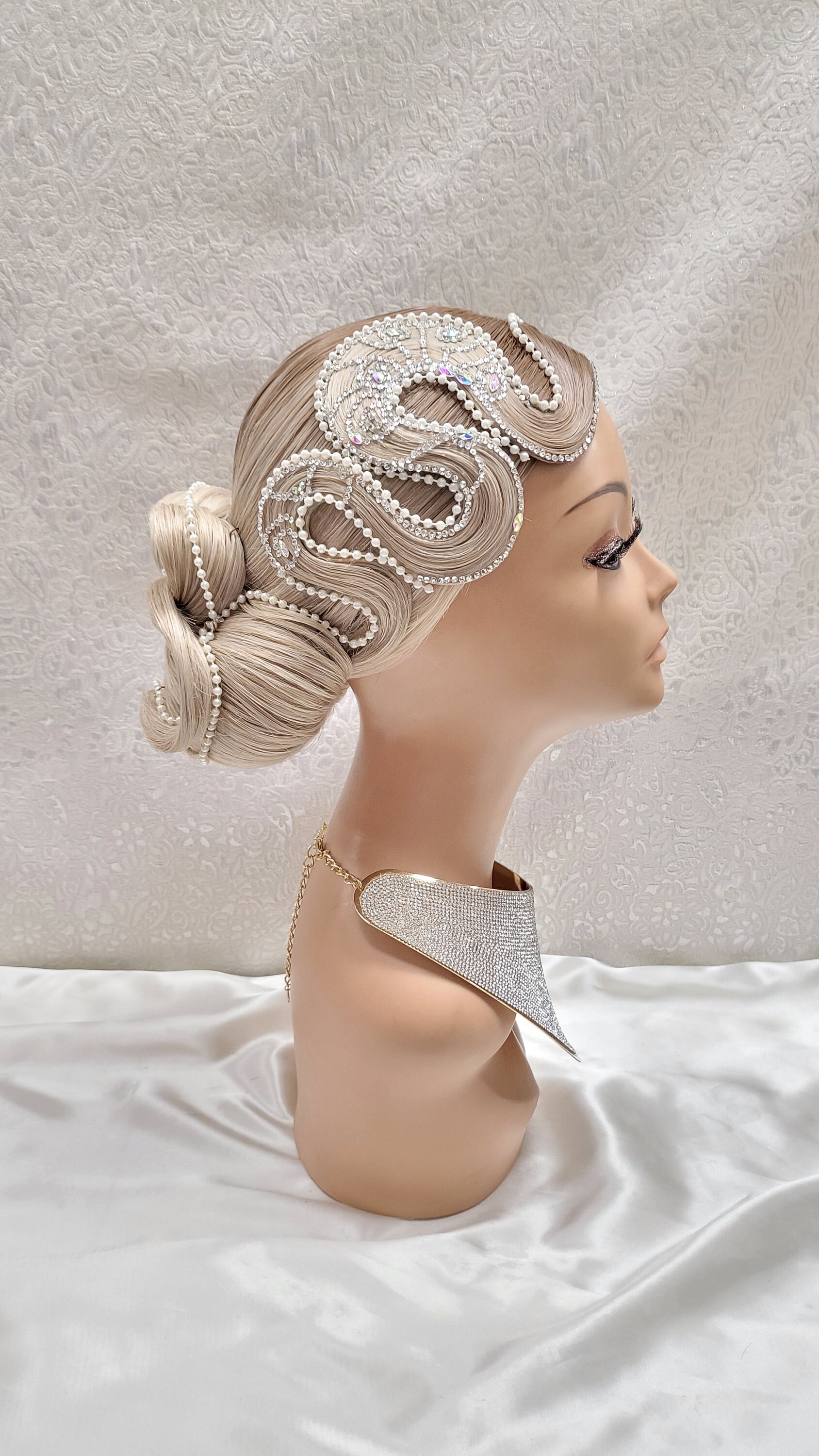 Valencia-party Wig, Ballroom Dance Wig, Sports Dance Wig - Etsy